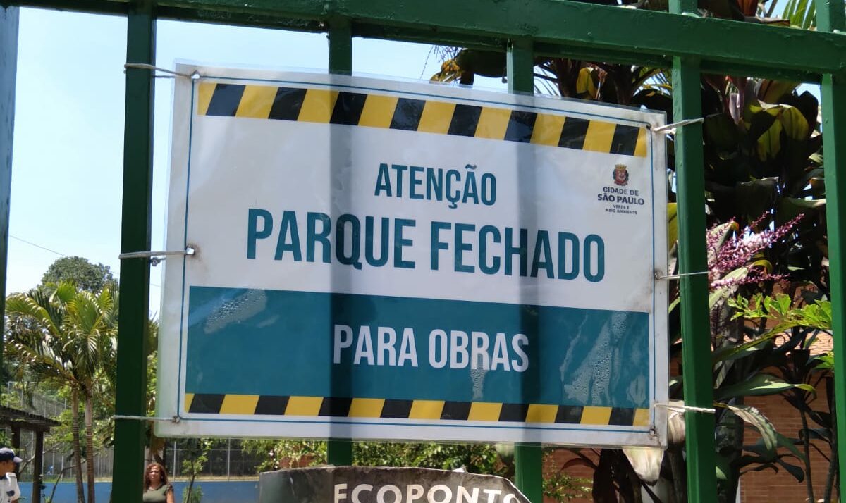 Fechado para reformas desde setembro, parque no Jaraguá só deve voltar em junho - Agência Mural