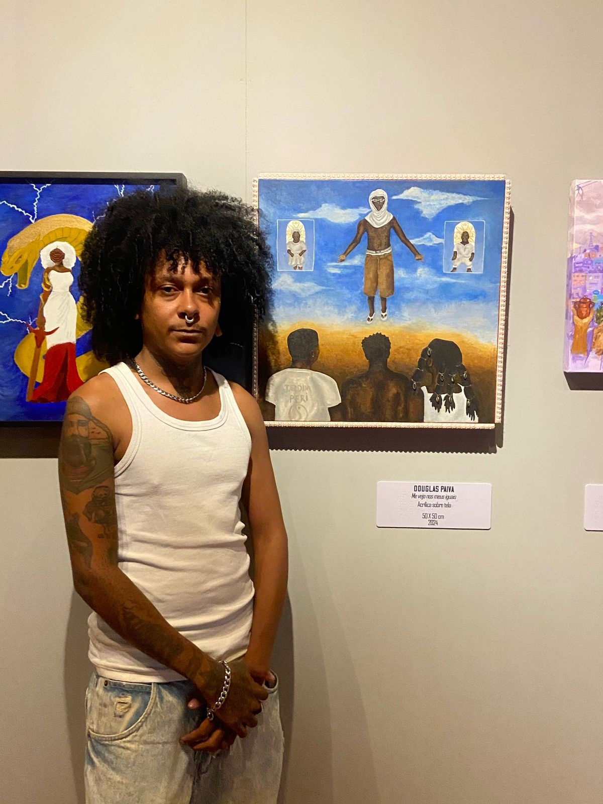 Artista da zona norte de SP, Douglas Paiva "pinta possibilidades" e ...